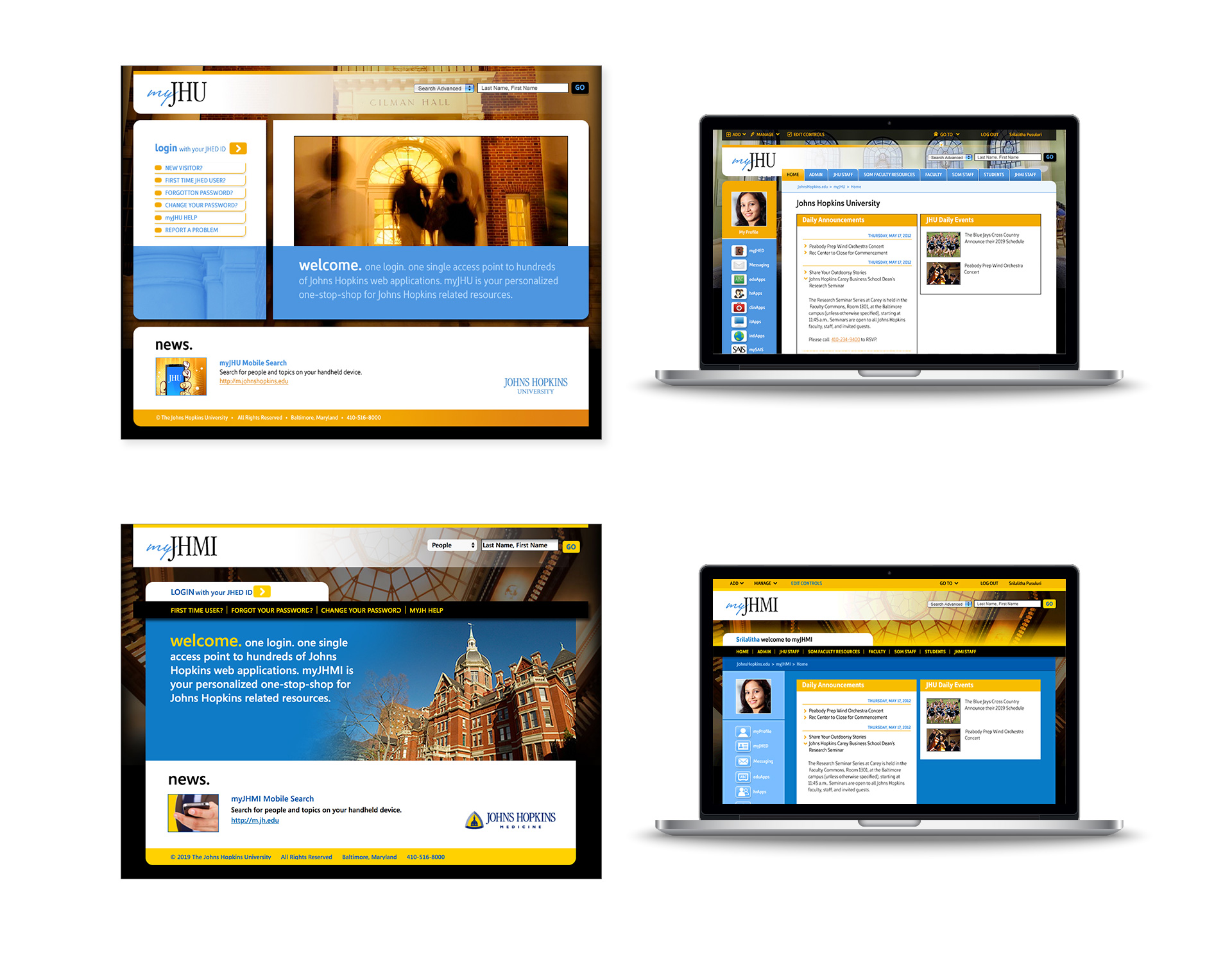 myJHU and myJHMI – Astriata